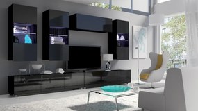Gibmeble obývací stěna Calabrini 5  barevné provedení černá