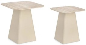 BIZZOTTO Set konferenčních stolků HARDY 52cm 47cm 0747281