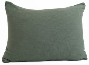 MK Lůžkoviny Mušelínový povlak na polštář 50 x 70 cm - Alexia olivová