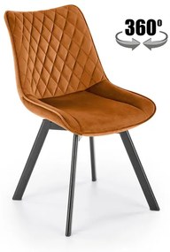 Halmar jídelní židle K520 barevné provedení: skořicová