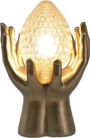 LED designová žárovka béžová - 9 cm / E27/4W