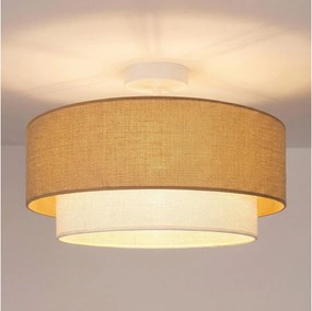 Brilagi - LED Přisazený lustr BOHO ECO 1xE27/10W/230V pr. 40 cm béžová/krémová