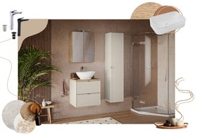 Comad Koupelnová skříňka pod umyvadlo Bella Cashmere 60 kašmír