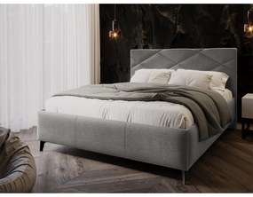 Čalouněná manželská postel Lanoi, Rozměr postele: 140 x 200 cm, Potah: Breeze 11