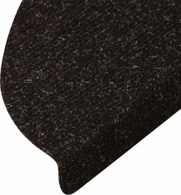 Samolepicí rohože na schody 30 ks Antracit 56x17x3 cm 3365900