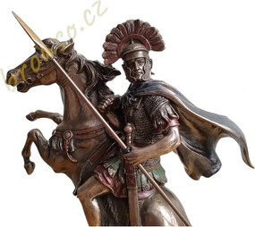 Římský centurion na koni – soška válečníka, historická dekorace, sběratelská figurka Veronese WU76086A4