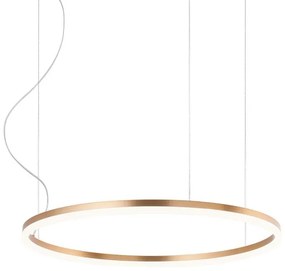 REDO Group 01-1711-DALI Orbit direct, závěsné kruhové svítidlo, 40,5W LED 3000K stmívatelné DALI, bronz, prům. 60cm