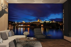 Malvis ® Tapeta noční Pražský hrad Vel. (šířka x výška): 504 x 310 cm