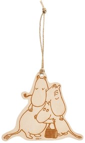 Dřevěná dekorace Moomin / 80. výročí