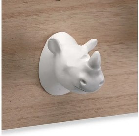 Nástěnný dřevěný věšák s 5 háčky Versa Animals