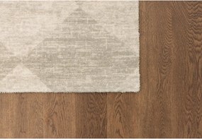 Béžový vlněný koberec 200x300 cm Agnus Checkered – Agnella