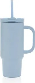XD Design Uzavíratelný termohrnek s brčkem 480 ml světle modrá / Termo