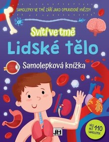 Jiri Models Samolepková knížka Svítí ve tmě - Lidské tělo