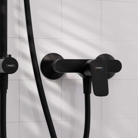Hansgrohe Logis, sprchová baterie nástěnná, černá matná, HAN-71600670