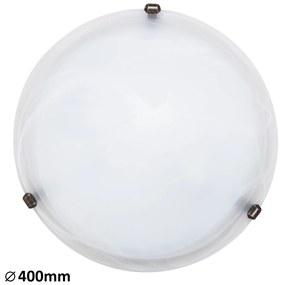 Rabalux ALABASTRO 3303 stropní svítidlo 2x60W | E27 | IP20 - bílý alabastr