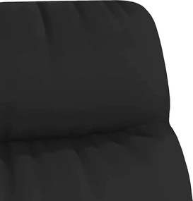 Relaxační křeslo černé umělá kůže 341141