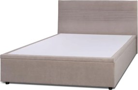 Postel Fro Line 160x200 s roštem, úložným prostorem Mono 233, béž