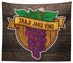 Sablio Deka Zraji jako víno: 150x120 cm