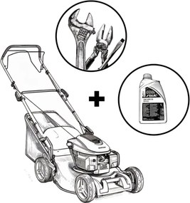 Montáž a zprovoznění benzínové sekačky (osobní odběr na prodejně)