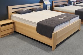 Buková postel s úložným prostorem VANDA - VÝPRODEJ Z EXPOZICE