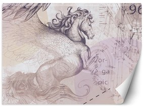 Gario Fototapeta Pegasus, okřídlený kůň, abstraktní Materiál: Vliesová, Rozměry: 200 x 140 cm