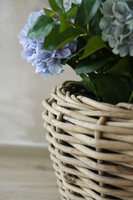 Přírodní květináč na rostliny BOJO, ratan, průměr 57 cm, natur