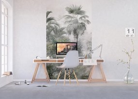 Vliesová fototapeta na zed' Zahalený Tropický Les | 150 x 270 cm | DFT2P2551