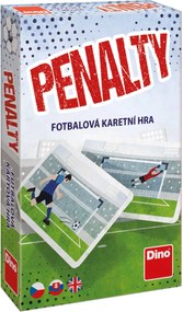 DINO Hra Penalty cestovní fotbalová karetní *SPOLEČENSKÉ HRY* dn622579