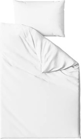 Bílé bavlněné povlečení Standard knoflík