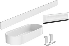 Hansgrohe WallStoris, sada do sprchy, bílá matná, HAN-27967700