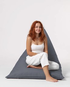 Atelier del Sofa Zahradní sedací vak Pyramid Big Bed Pouf - Fume, Kouřová