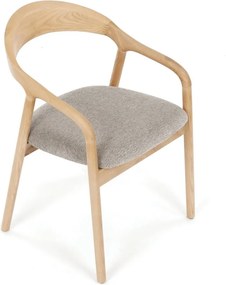 Jídelní židle DCH-V3202 CRM2, dřevo, přírodní (56 x 61) cm béžová