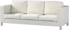 Potah na pohovku IKEA  Karlanda 3-místná nerozkládací, krátký barva šedá látka pletený vzor