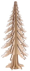 Strom AC7160, dřevěná dekorace přírodní s bílými kraji.