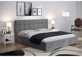 Moderní čalouněná postel SPAIN 200x200 cm Terra 2