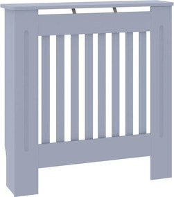 Kryt na radiátor kompozitní dřevo šedý 78 cm 325561