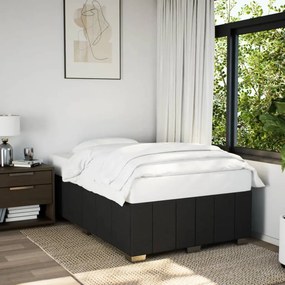 Rám postele bez matrace černý 120 x 200 cm textil 3284827