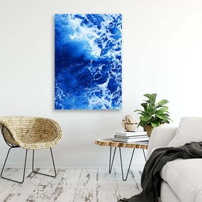 Gario Obraz na plátně Modré vlny akvarel Rozměry: 40 x 60 cm