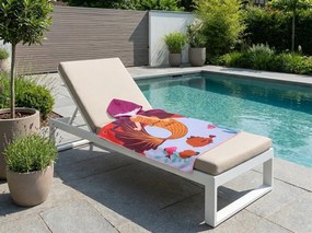 Dětské pončo MOŘSKÁ PANNA MARÍNA modrošedé Rozměr: 60 x 90 cm