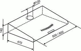 MORA OP 532 W Odsavač par  733544