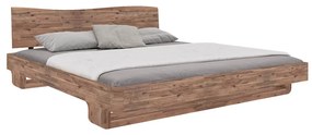 Massive home | Dřevěná postel Samira kartáčovaný akát - výběr velikosti MH1259W 180x200 cm