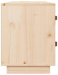 Lavice s botníkem 100 x 34 x 45 cm masivní borové dřevo - Default Title