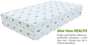 Kokosová matrace Sandra 90x200 Potah: AloeVera (příplatkový potah)