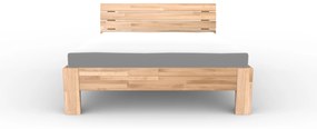 Masivní postel JIVE - Solwo Design Dřevo a odstín oleje: DUB Cink - Olejování přírodní, Rozměr spací plochy: 220x200