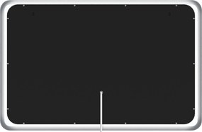 Koupelnové zrcadlo Jericho 70x100 bez Bluetooth – čiré sklo