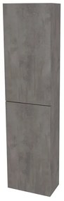 Mereo Aira, koupelnová skříňka 170 cm vysoká, pravá, Multidecor, Beton tmavě šedý CN794PNBET2