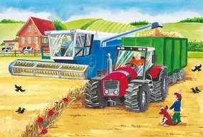 SCHMIDT Puzzle Na farmě / 3x24 dílků / 26,3 x 17,8 cm