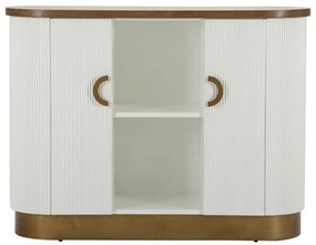 Designová komoda Tahigwa 121 cm bílá