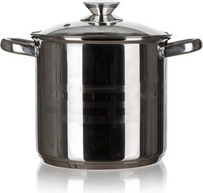 Hrnec nerezový se skleněnou poklicí Living 4,3 l