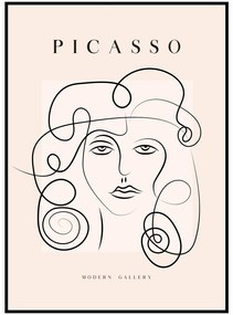 Pablo Picasso - Žena A4 (21 x 29,7 cm)